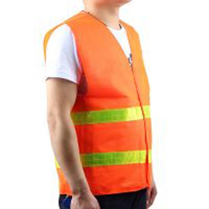 Labor Orange Reflective Safety Vest Sanitation Work Clothes; ECVV DE ...